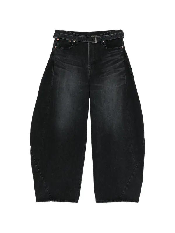 Sacai Wide-leg Denim Jeans