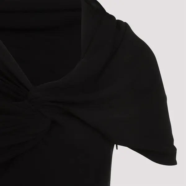 Saint Laurent Viscose Mini Dress