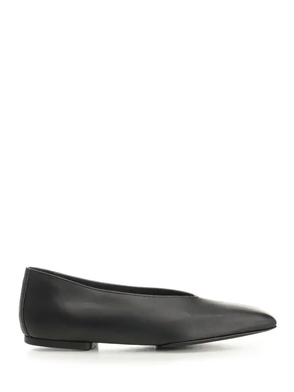 Rick Owens Leather Ballerinas