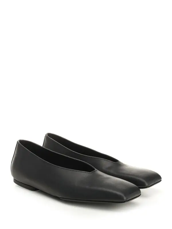 Rick Owens Leather Ballerinas