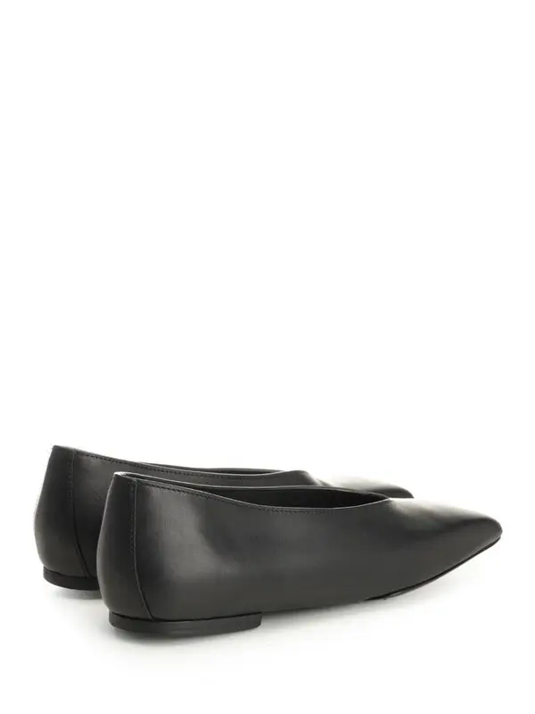 Rick Owens Leather Ballerinas