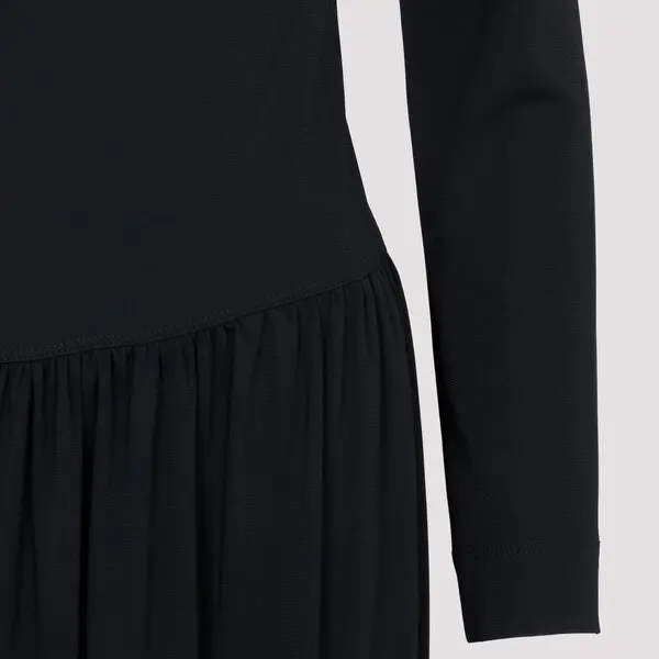 LANVIN Ls Drape Midi Dress
