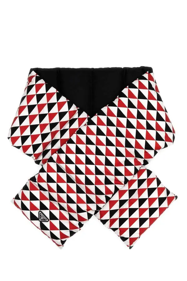 Prada Printed Re-nylon Padded Scarf - Multicolor