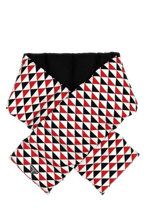 Prada Printed Re-nylon Padded Scarf - Multicolor