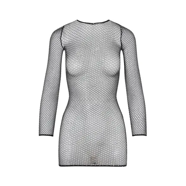 Balenciaga Crystal Mesh Mini Top