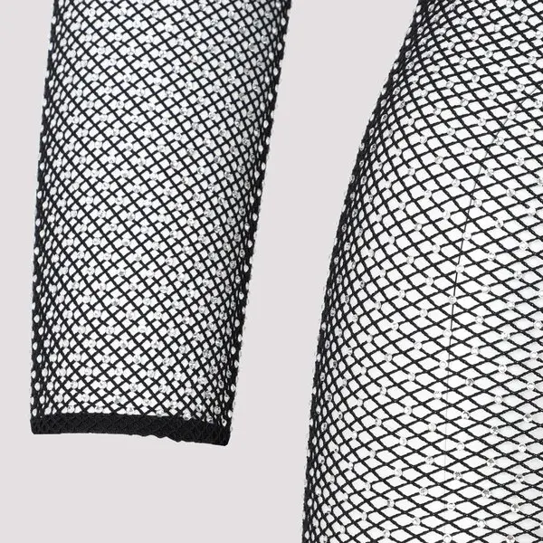 Balenciaga Crystal Mesh Mini Top