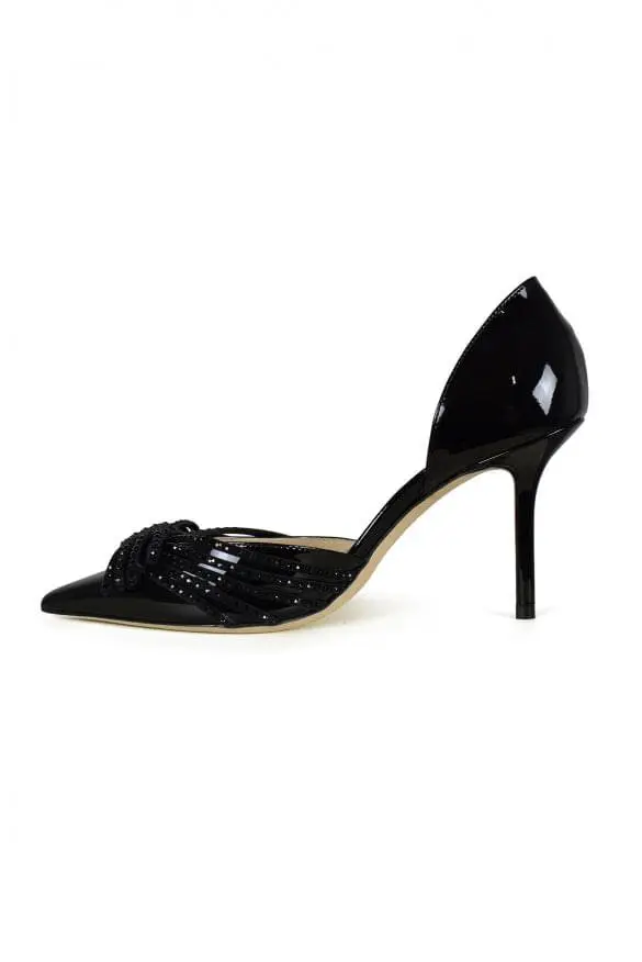 JIMMY CHOO Patent Leather Pumps - Black