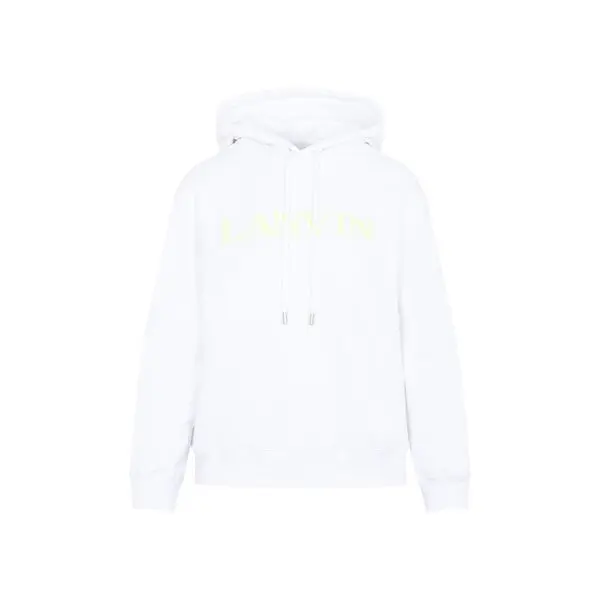LANVIN Cotton Classic Fit Hoodie - White