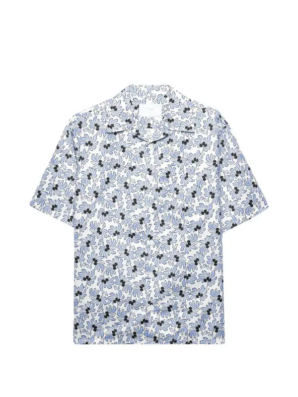 Prada Printed Cotton Blend Shirt