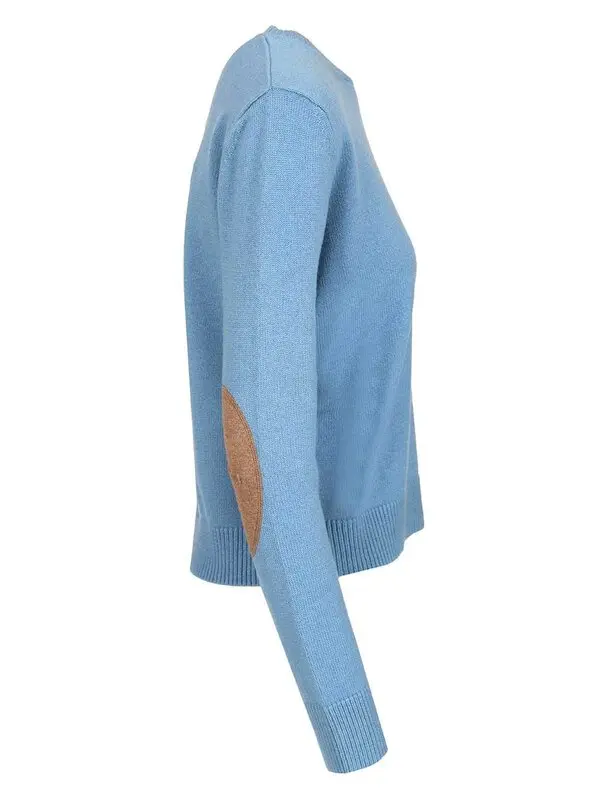 Max Mara Fresia Sweater In Wool And Cashmere - Blue