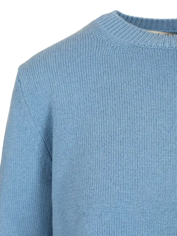 Max Mara Fresia Sweater In Wool And Cashmere - Blue