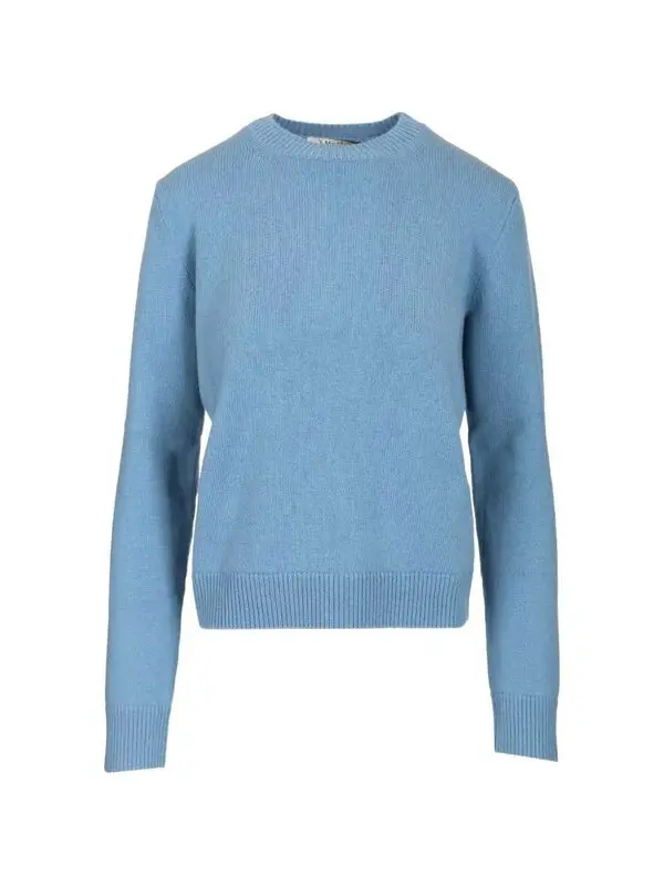 Max Mara Fresia Sweater In Wool And Cashmere - Blue