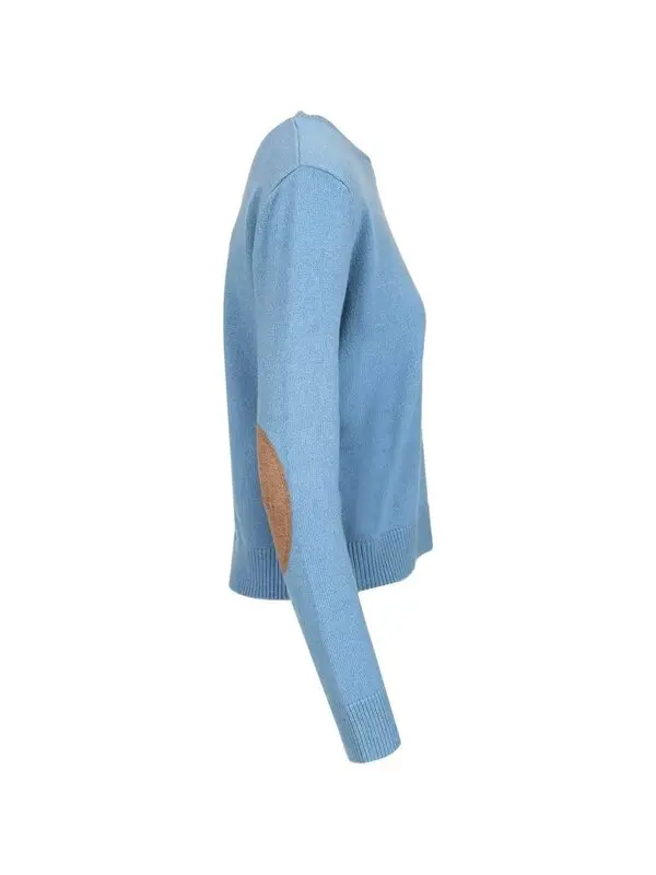 Max Mara Fresia Sweater In Wool And Cashmere - Blue