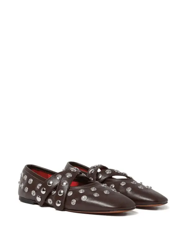 Stella McCartney Ryder Popper Ballerinas - Brown