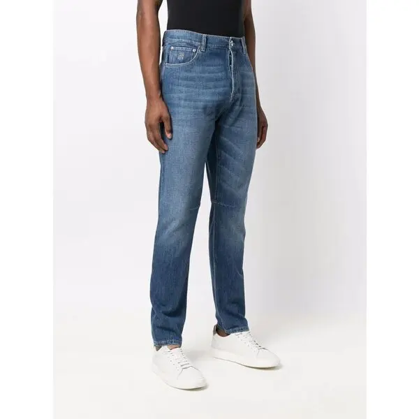 Brunello Cucinelli Denim Regular & Straight-leg Jeans - Blue