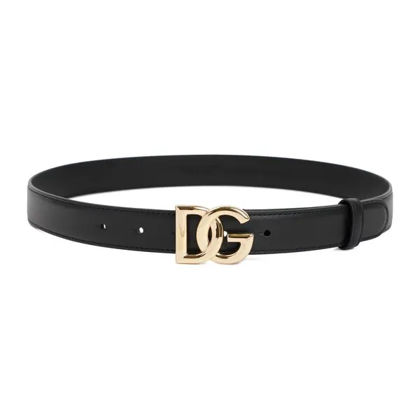 Dolce & Gabbana Logo Leather Belt