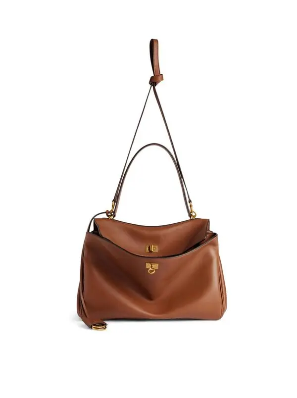 Balenciaga Rodeo Medium Bag In Light Brown