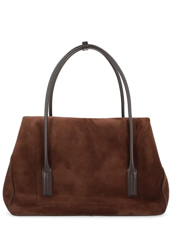 TOM FORD Borsa Tote In Suede - Brown