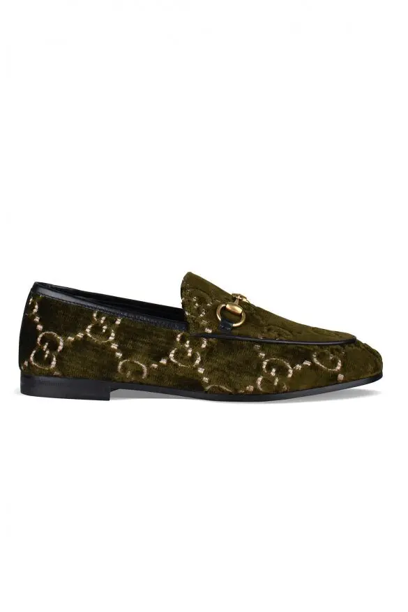 Gucci Velvet Loafers - Yellow