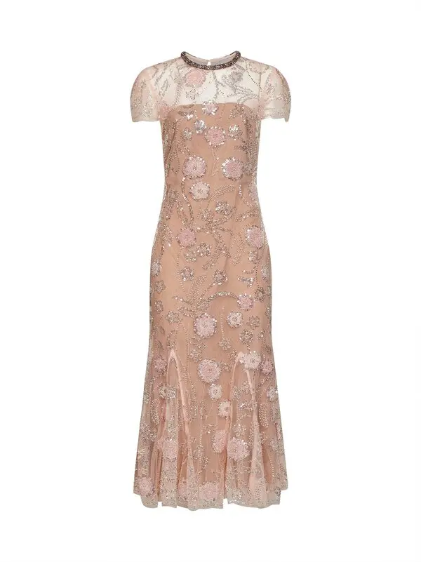 SELF-PORTRAIT Midi Dress - Multicolor