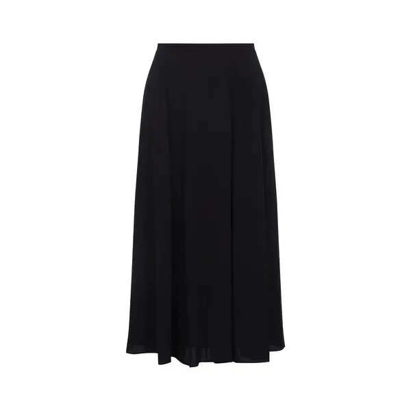 Alberta Ferretti Georgette Midi Skirt