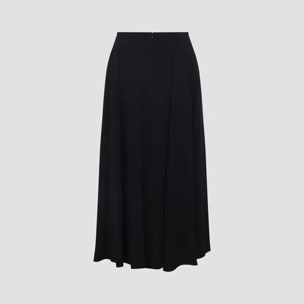 Alberta Ferretti Georgette Midi Skirt
