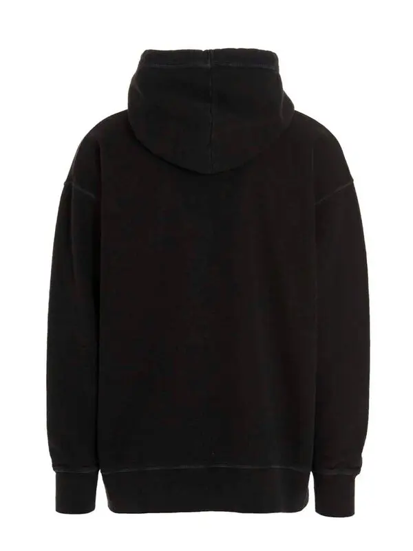 Dsquared2 Cotton Oversized Hoodie - Black