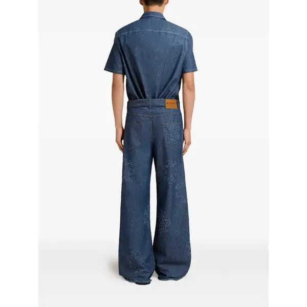 Marni Denim Wide-leg Jeans