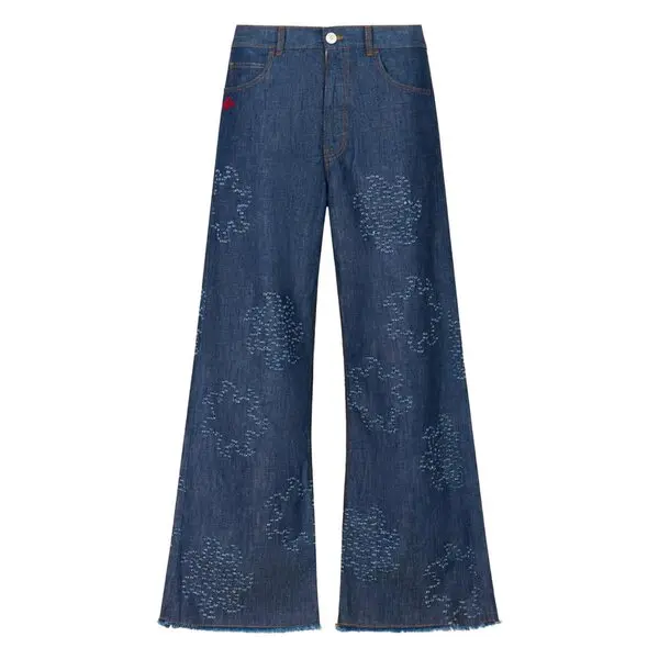 Marni Denim Wide-leg Jeans - Blue