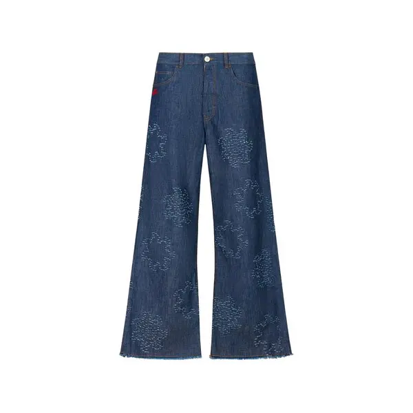 Marni Denim Wide-leg Jeans - Blue