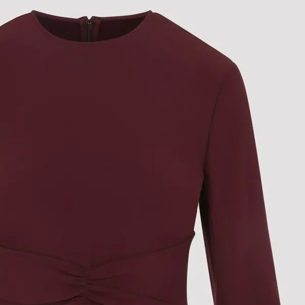 Alberta Ferretti Satin Midi Dress
