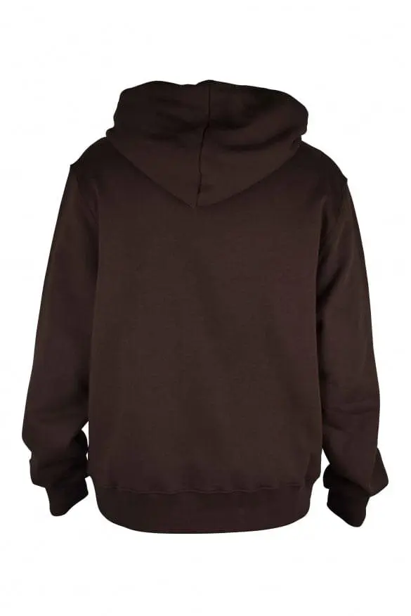 Amiri Logo Cotton Hooded Sweatshirt - Brown