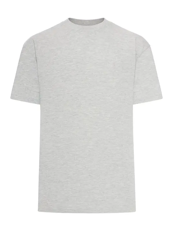 Saint Laurent Oversized Cassandre T-shirt In Cotton Pique