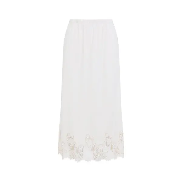 Alberta Ferretti Velvet Midi Skirt - Multicolor