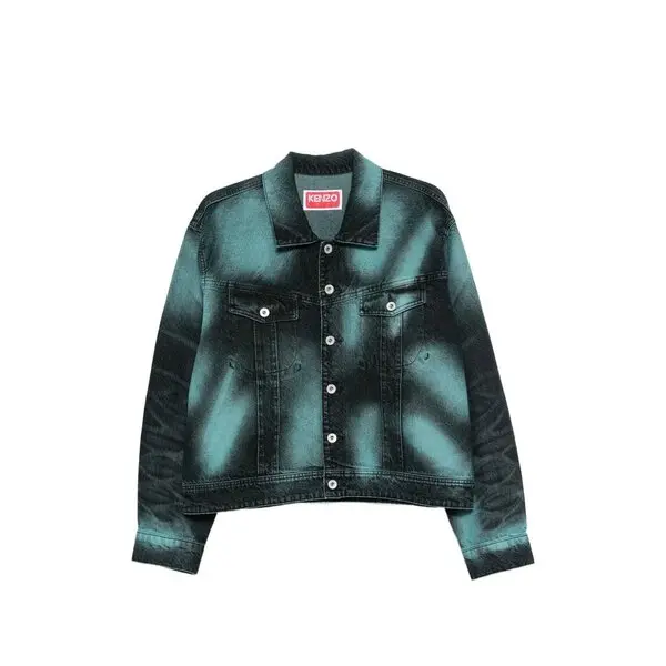 Kenzo Jackets Denim Jackets - Green