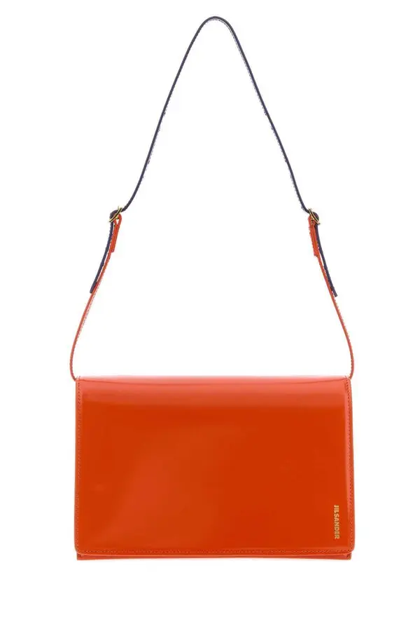 JIL SANDER Leather Small File Shoulder Bag
