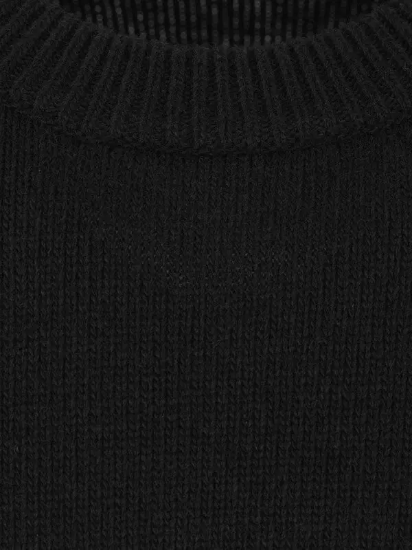 Stone Island Wool Blend Sweater - Black