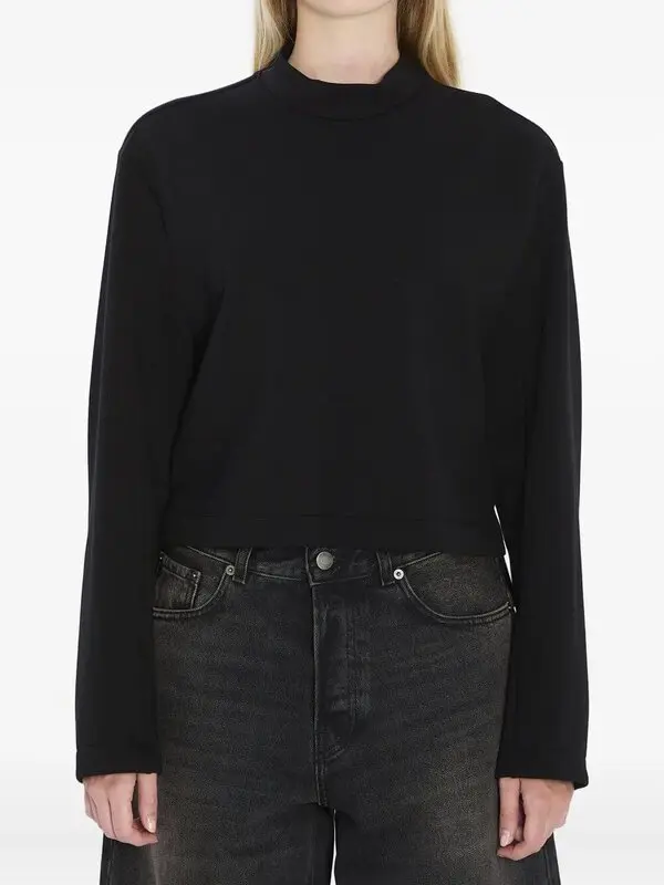 Moncler Cropped Viscose Sweatshirt