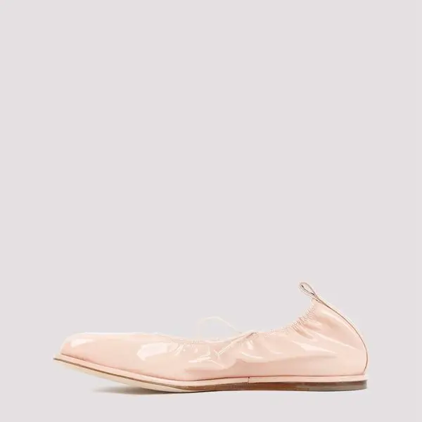 Simone Rocha Heart Toe Lace-up Ballerina - Multicolor