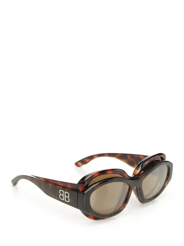 Balenciaga Superbusy Round Sunglasses
