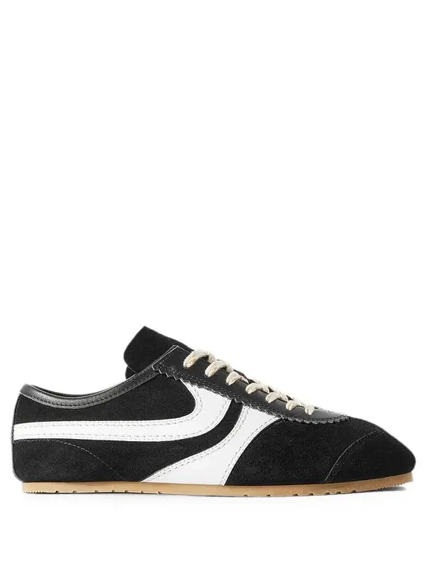 Dries Van Noten Leather Sneakers - Black