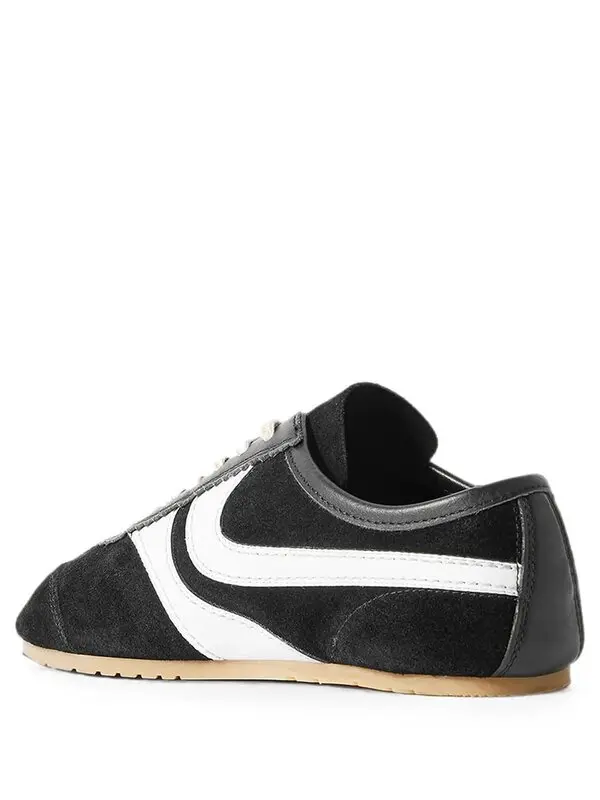 Dries Van Noten Leather Sneakers - Black
