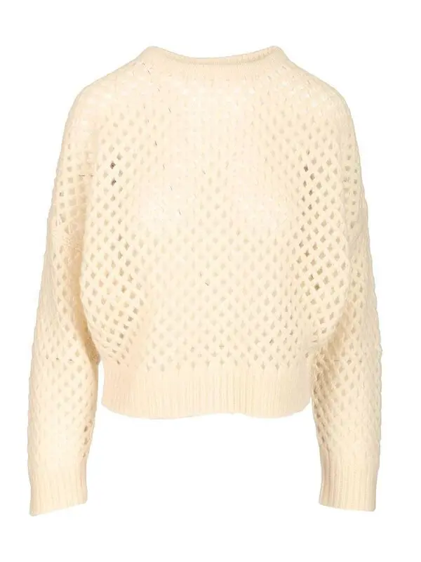 Max Mara Cashmere And Silk Sweater - White