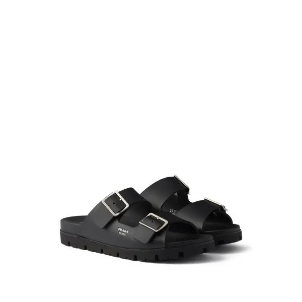Prada Buckled Lug Sole Sandals