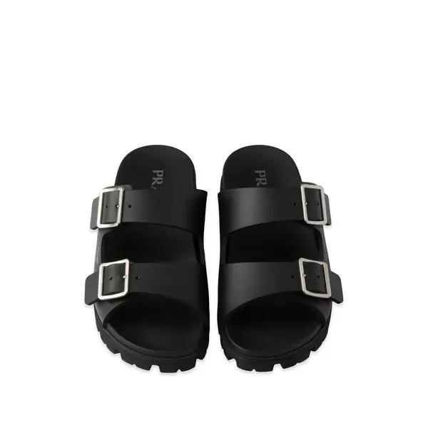 Prada Buckled Lug Sole Sandals