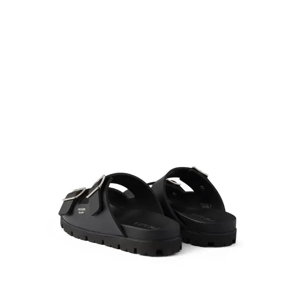 Prada Buckled Lug Sole Sandals