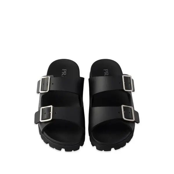 Prada Buckled Lug Sole Sandals
