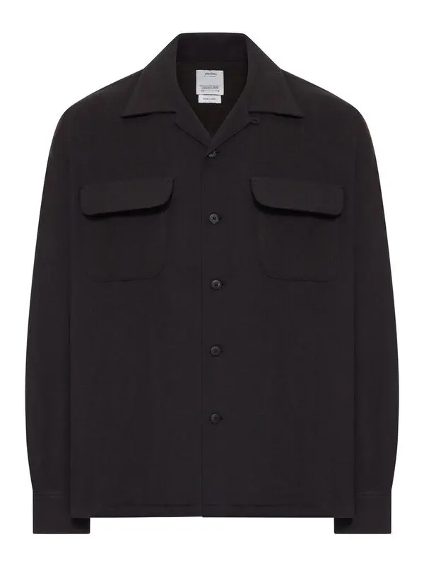 Visvim Wool Overshirt With Patch Pockets