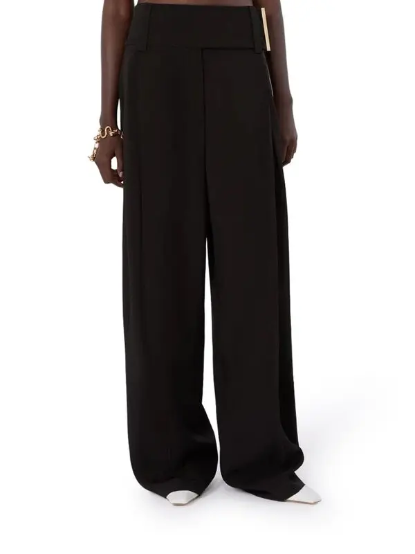 Sportmax Wide Satin Trousers