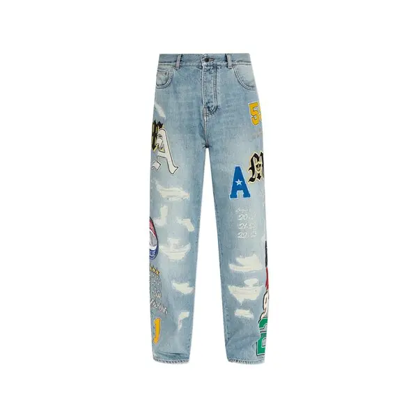Amiri Denim Wide-leg Jeans